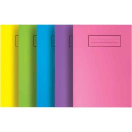 A5 COLOURED EXERCISE BOOK 20S