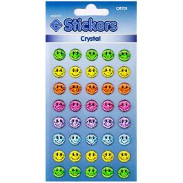 CRYSTAL SMILEYS STICKERS 10S