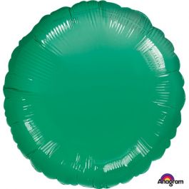 18IN METALLIC GREEN CIRCLE FOIL