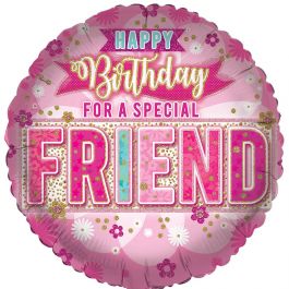 18in FRIEND FEMALE FOIL BALLOON