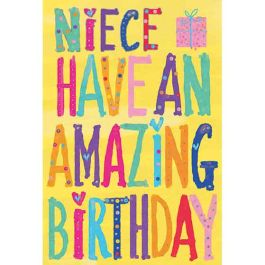 C50 NIECE BIRTHDAY SIMON ELVIN GREETINGS 6S