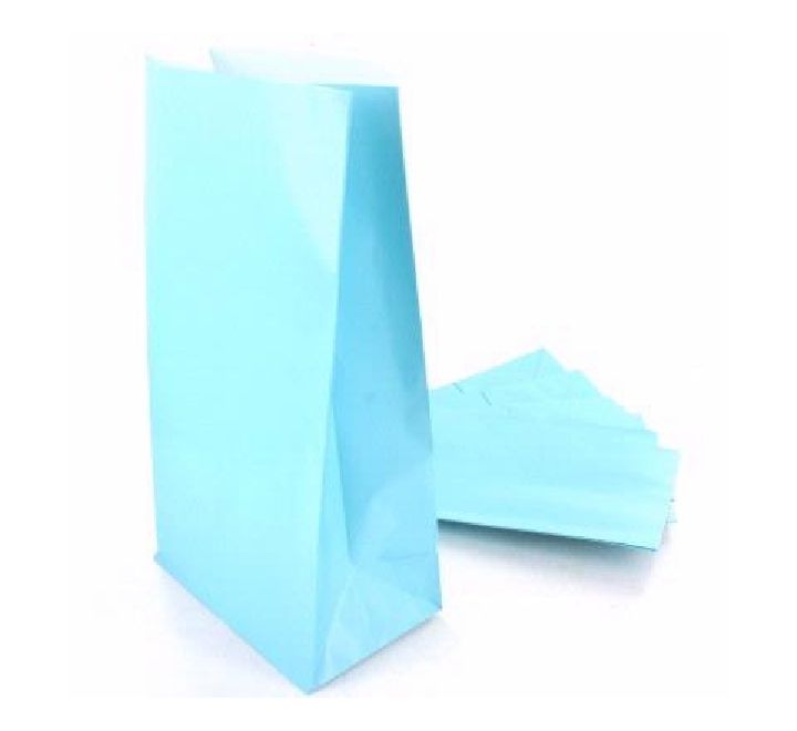 (12) BABY BLUE PARTY BAGS