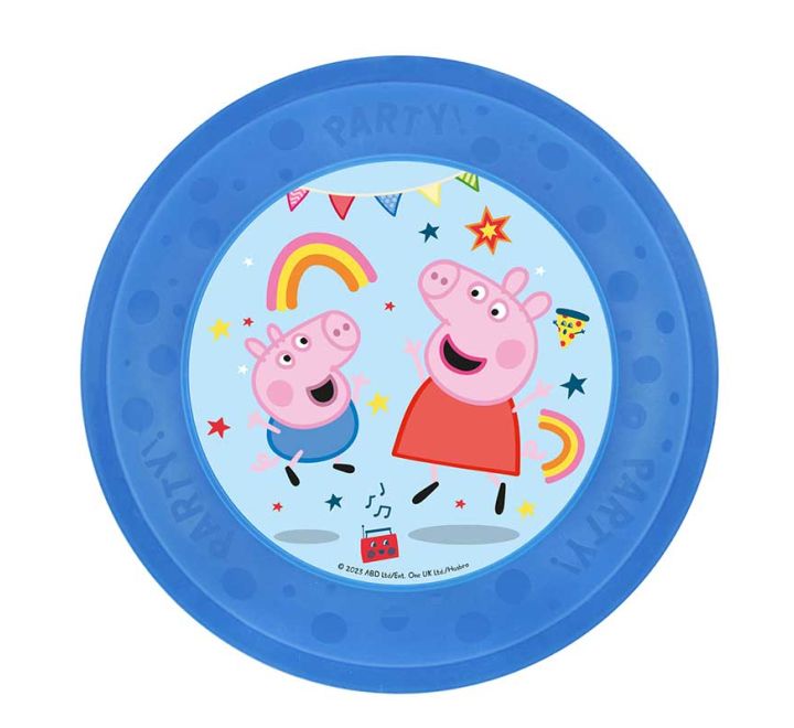 21cm PEPPA PIG MESSY PLAY REUSABLE PARTY PLATE