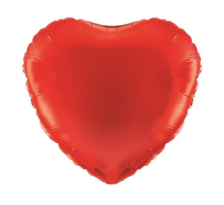 18IN RED HEART FOIL BALLOON